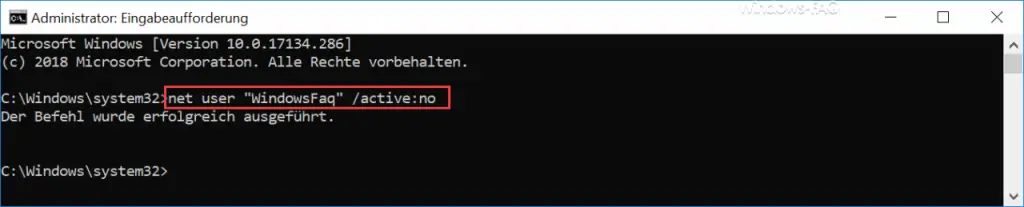 Deactivate user account in Windows 10 - HowPChub